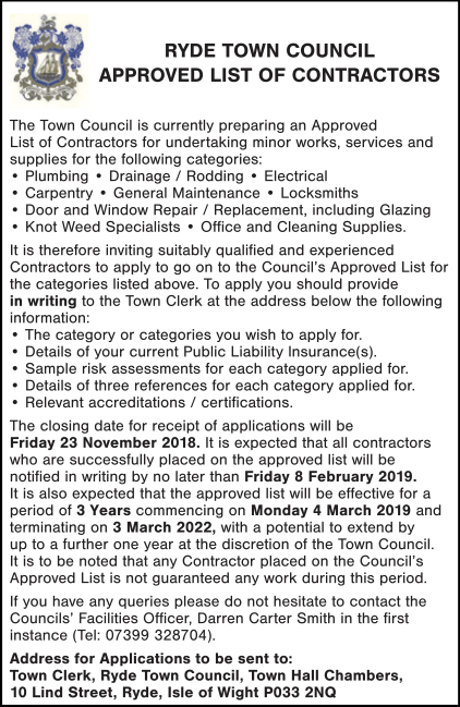 ryde 11×2 – Ryde Town Council