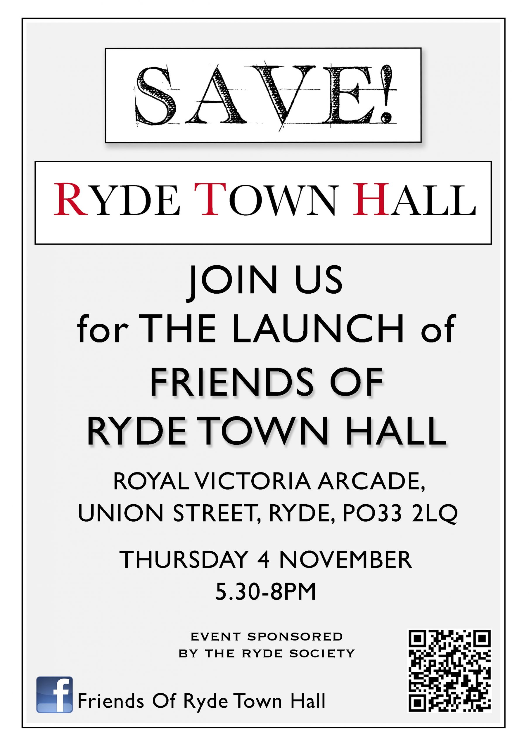 The Friends of Ryde Town Hall Invitation – Ryde Town Council