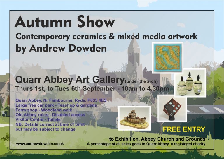 Autumn Show – Exhibition of distinctive ceramics and abstract wall art ...