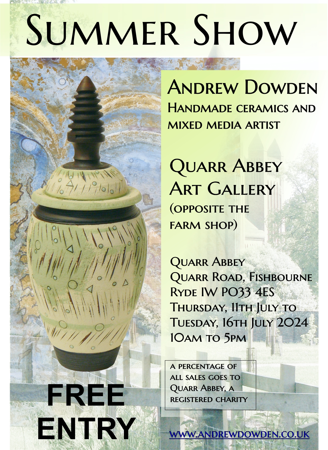 Summer Show at Quarr Abbey Art Gallery – Ryde Town Council